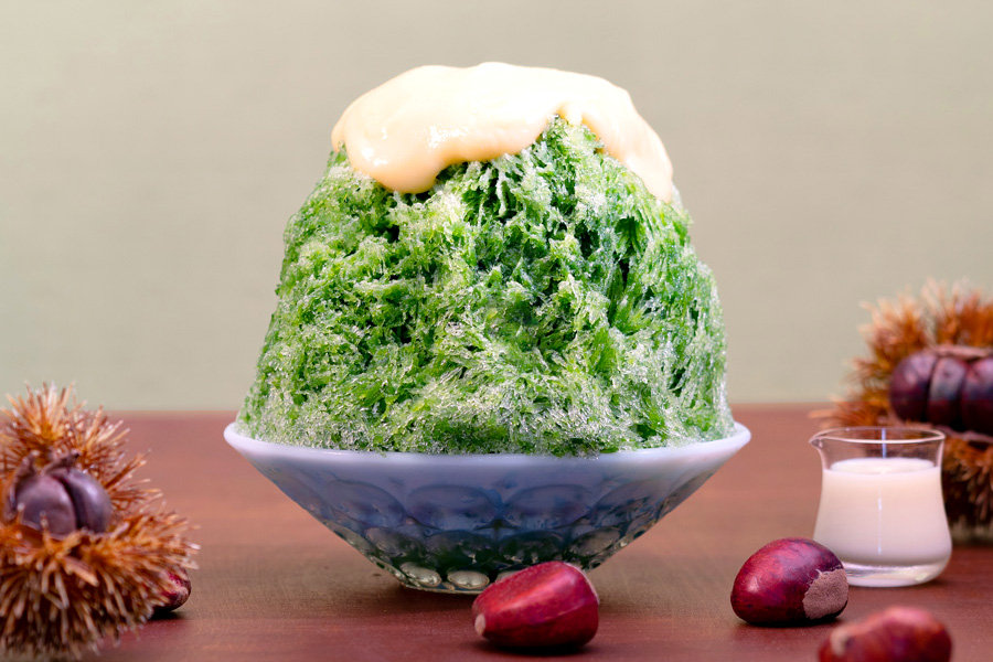 Ito Kyuemon, Kyoto, presents its first autumn-only shaved ice. Enjoy ...